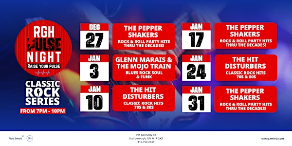 RGH Pulse Night - The Hit Disturbers | Rama Gaming House - Scarborough ...