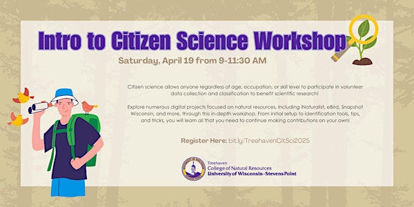 Intro to Citizen Science Workshop at Treehaven | Treehaven UWSP ...