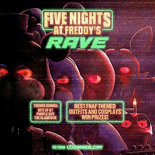 FIVE NIGHTS AT FREDDY's RAVE! MILWAUKEE | Shank Hall: Tickets, Dates ...