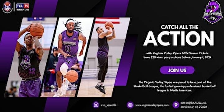 Virginia Valley Vipers 2024 Season Tickets Tickets, Dates & Itineraries ...