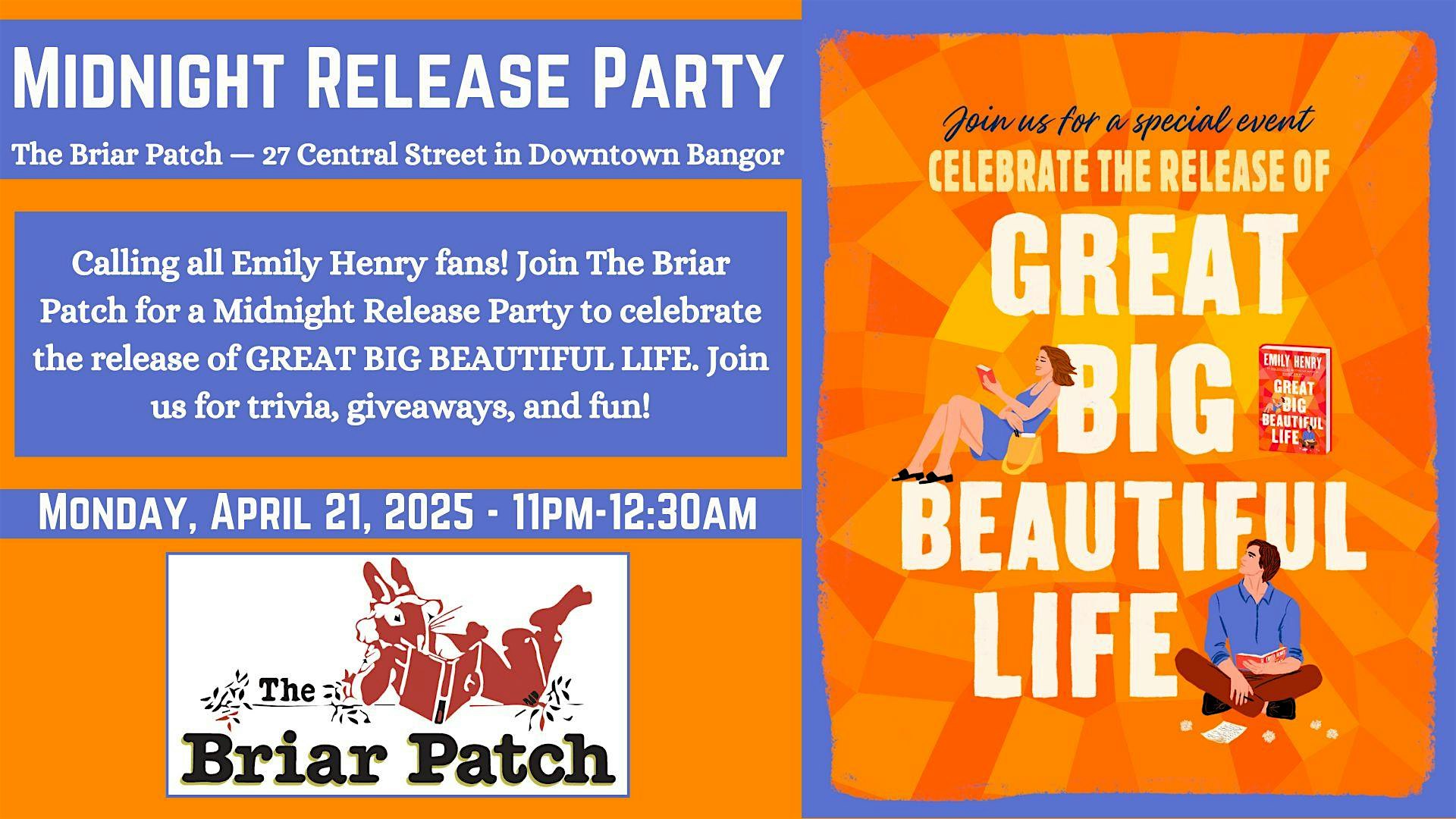 Great Big Beautiful Life by Emily Henry at The Briar Patch | The Briar ...