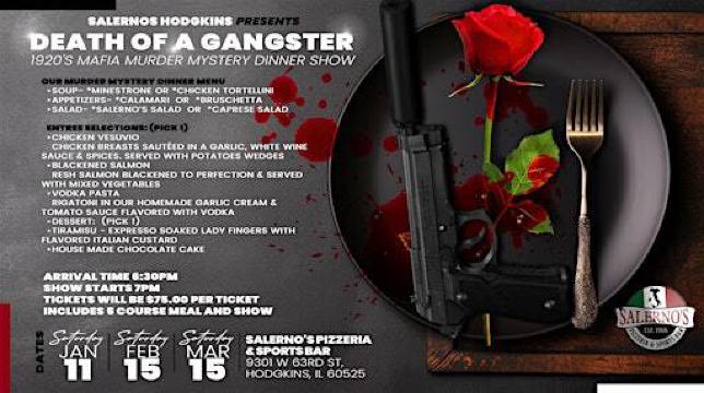 Salerno*s Present*s Death Of A Gangster 1920*s Mafia Murder Mystery ...
