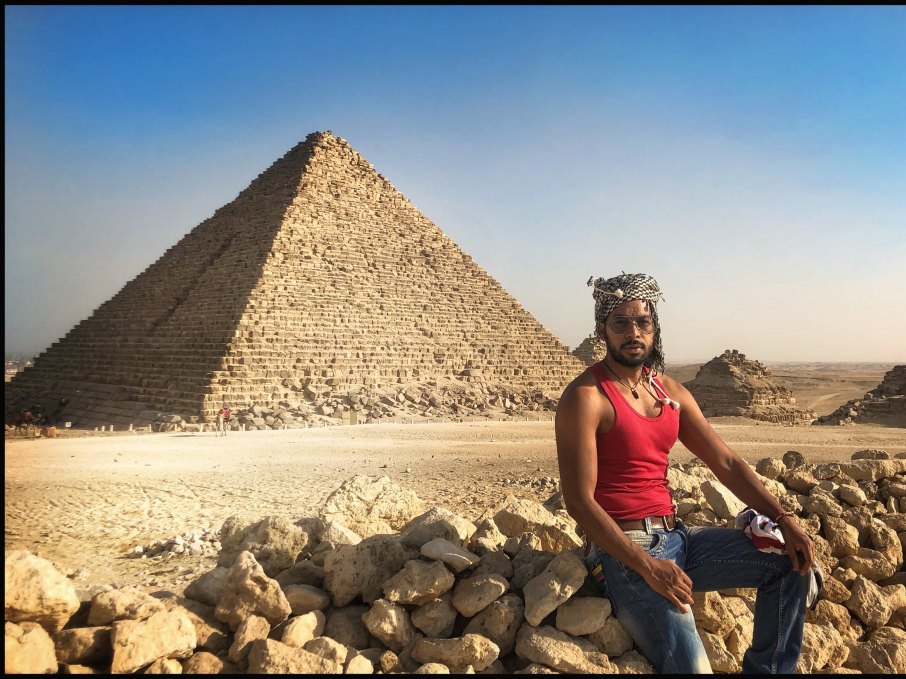 People On Top Of The Pyramids