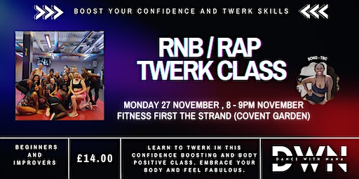 RnB and Rap twerk dance and fitness class in London Tickets, Dates ...