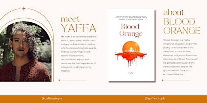 Mx Yaffa: Blood Orange | Under the Umbrella Bookstore: Tickets, Dates ...