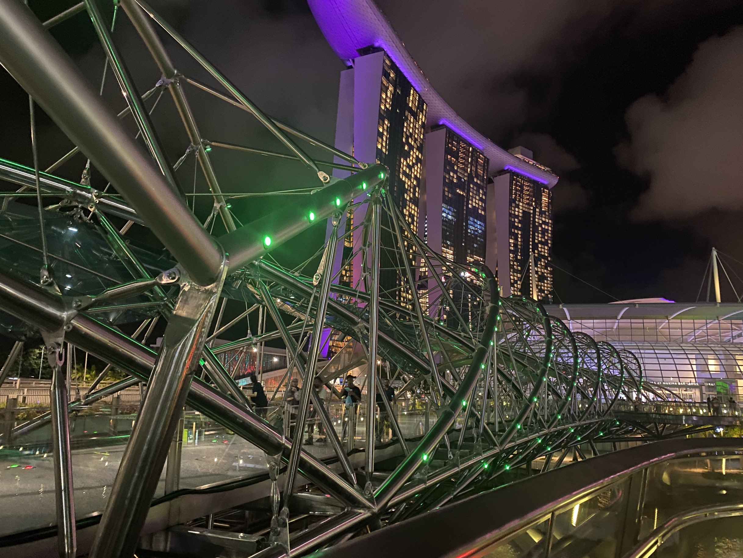 Helix Bridge Top View