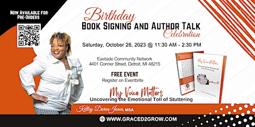 Birthday Book Signing and Author Talk Celebration | 4401 Conner St ...