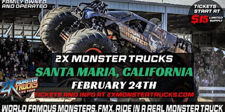 2X Monster Trucks Live Santa Maria, CA | Santa Maria Fairpark: Tickets ...
