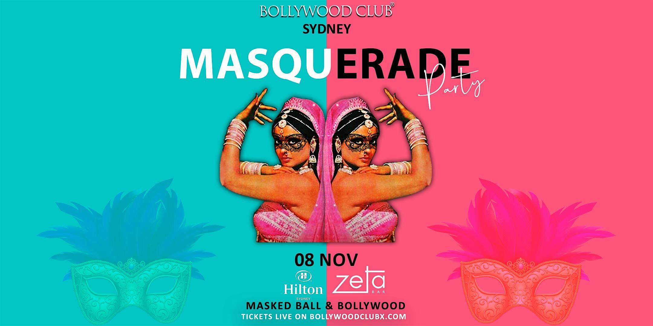 Bollywood Club-Masquerade Party at Zeta bar Hilton, Sydney | Zeta Bar ...