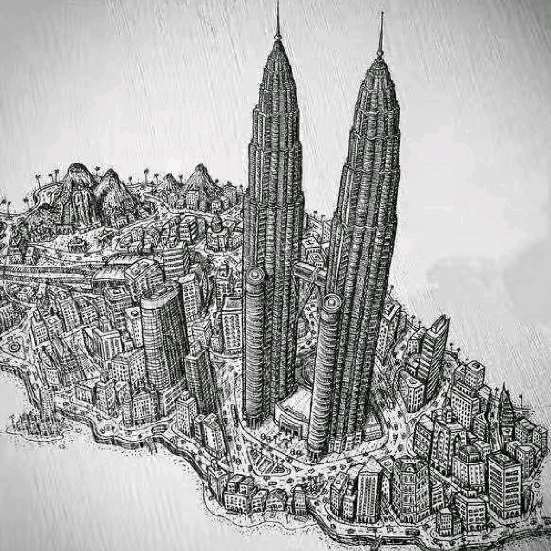 Klcc Drawing