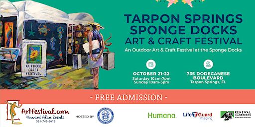 Tarpon Springs Sponge Docks Art & Craft Festival Dates and Itineraries ...