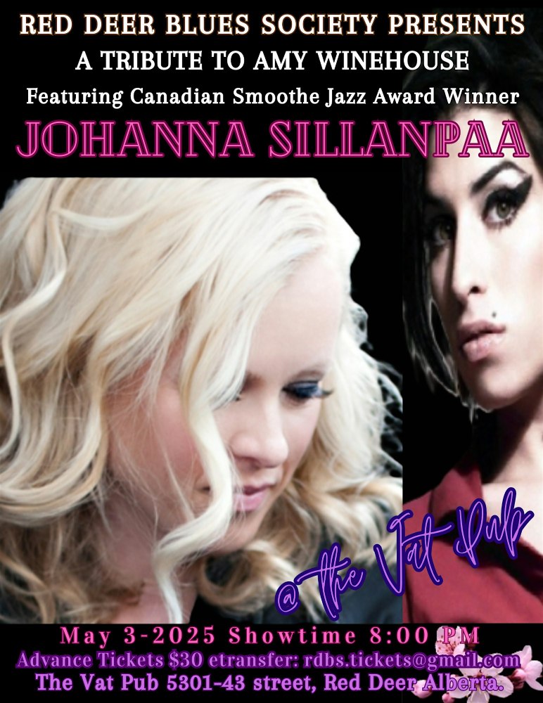 RDBS presents Johanna Sillanpaa & the music of Amy Winehouse | The Vat ...