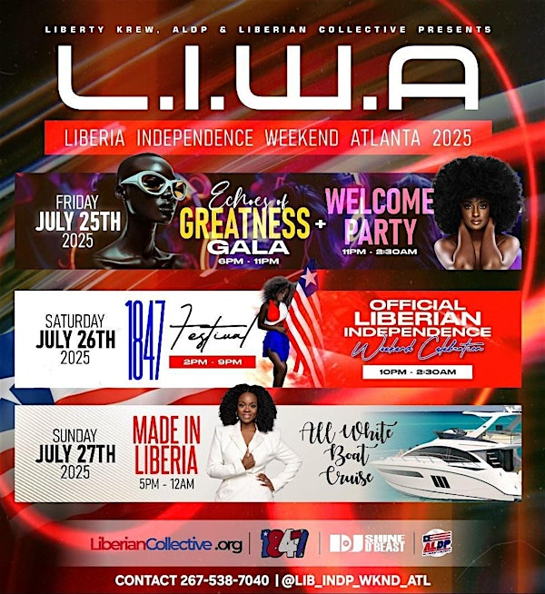 (LIWA 2025) LIBERIAN INDEPENDENCE WEEKEND ATLANTA | Atlanta: Tickets ...