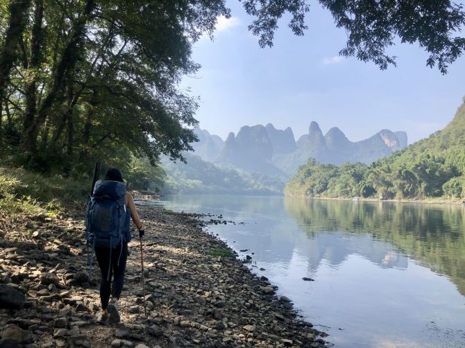 Hiking along the Li River | Trip.com Guilin Travelogues