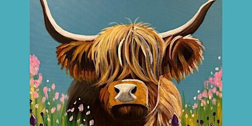 Calgary “Highland Cow” Paint Night (@The CINEPLEX VIP LOUNGE) | 3953 ...