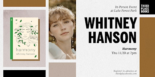 Whitney Hanson presents 'Harmony' Tickets, Dates & Itineraries | Trip.com