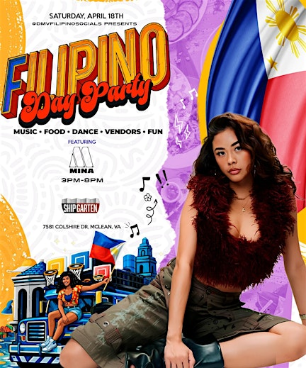 DMV Filipino Day Party with DJ MINA | Shipgarten: Tickets, Dates ...