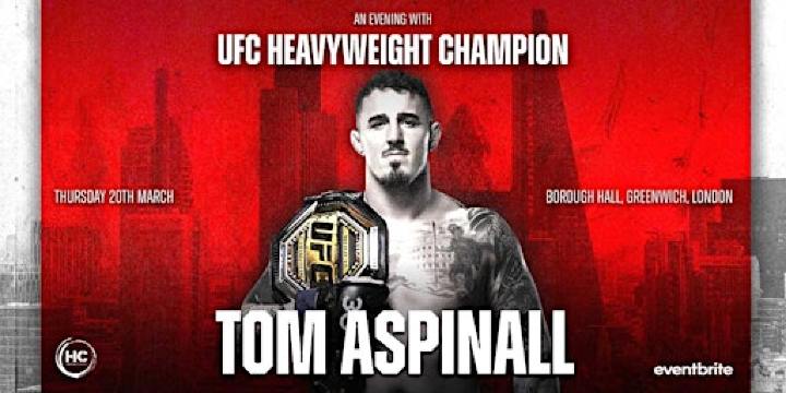 An Evening with Tom Aspinall | Borough Hall Greenwich: Tickets, Dates ...