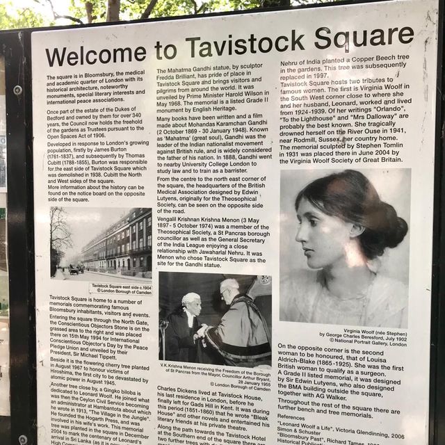 Relive history at Tavistock Square | Trip.com London