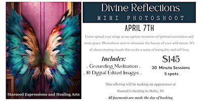 Divine Reflections Angel Wings Mini Photo Shoot | Hannah's Healing ...
