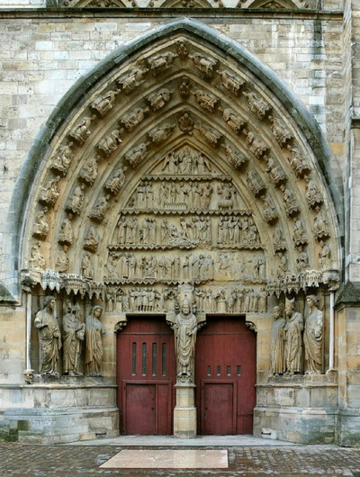 Reims Cathedral Plan