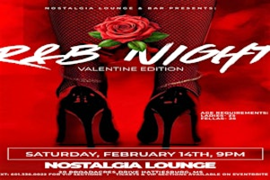 Nostalgia’s R&B Night “Valentine Edition” 25+ Event | Nostalgia Lounge ...