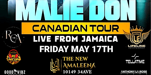 MALIE DONN LIVE IN EDMONTON | The New Amaleena: Tickets, Dates ...