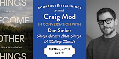 วันที่และแผนการเดินทางไป Craig Mod in conversation with Dan Sinker ...
