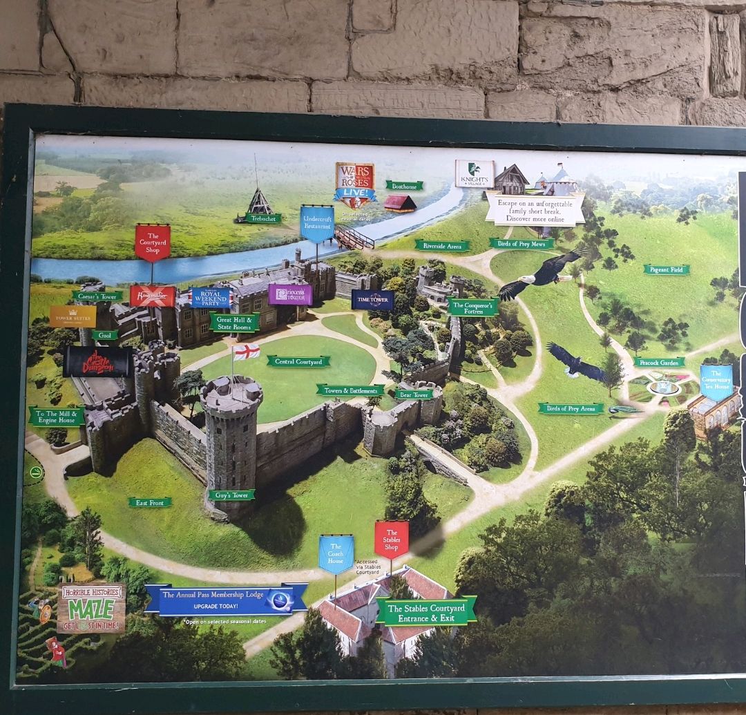 Warwick Castle Map