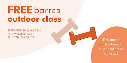 Free outdoor barre3 class | Continuum: Tickets, Dates & Itineraries ...