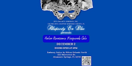 Rhapsody En Blue Presents: Harlem Renaissance Masquerade Gala Tickets ...