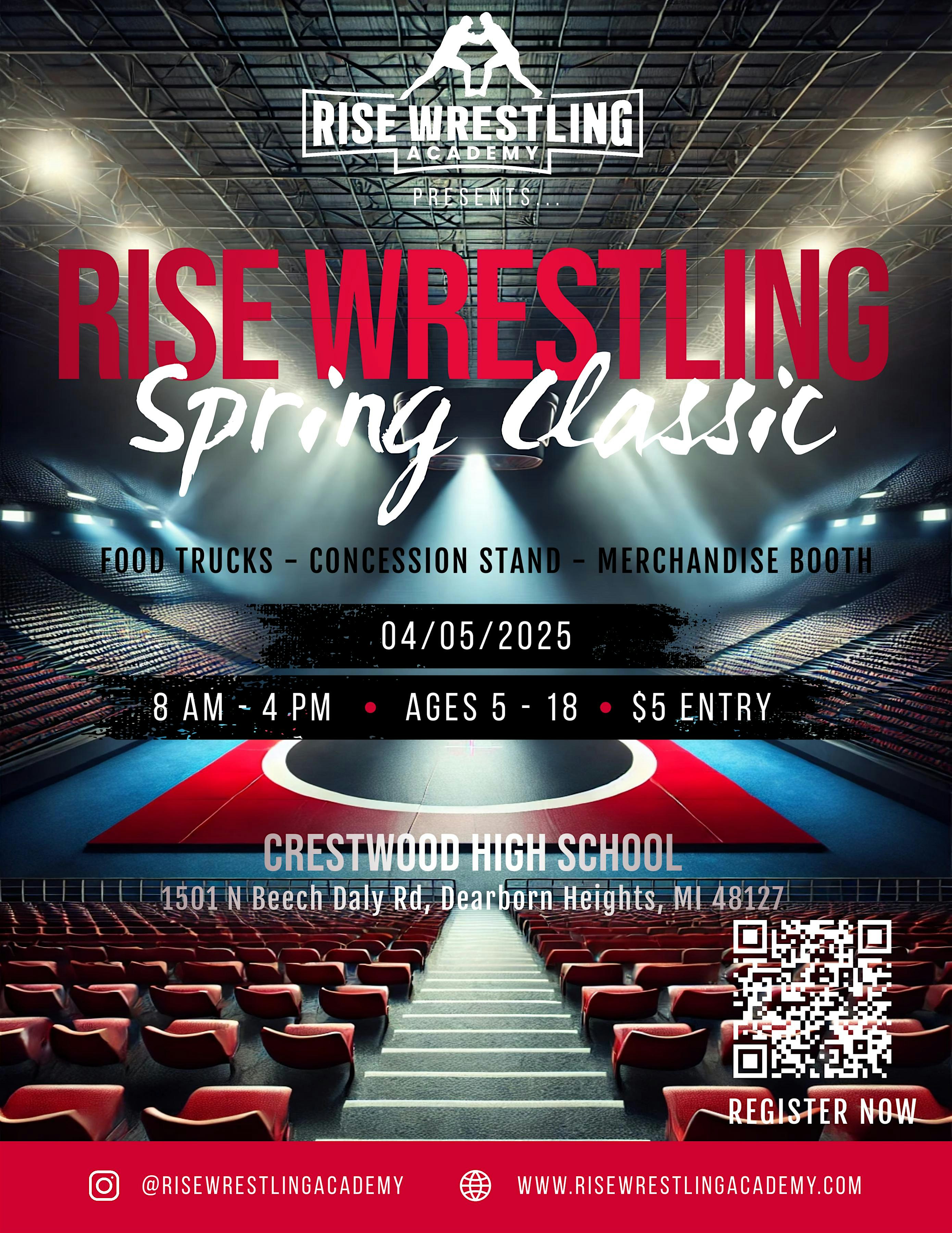 RISE WRESTLING SPRING CLASSIC | Edsel Ford High School: Tickets, Dates ...