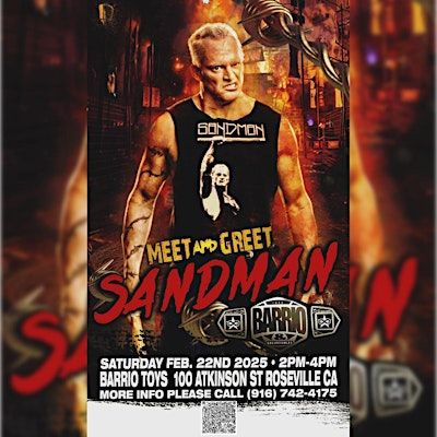 ECW and Wrestling Legend The Sandman meet and greet | Barrio Toys ...