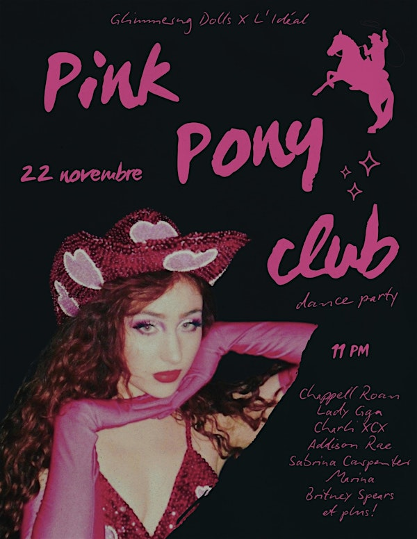 PINK PONY CLUB: CHAPPELL ROAN & GIRL-POP DANCE PARTY (OTTAWA)☆ | 56 ...