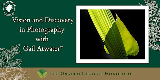 Vision and Discovery in Photography with Gail Atwater | Lyon Arboretum ...
