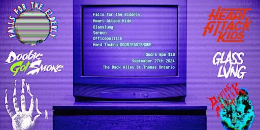 Falls for the Elderly, Heart Attack Kids Live at The Back Alley wsg ...