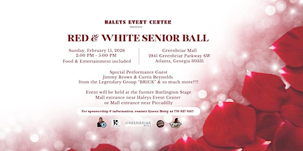 Red & White Senior Ball 2026 | Greenbriar Mall: Tickets, Dates ...