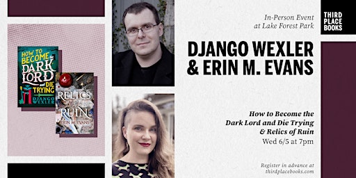 An evening of epic fantasy with Django Wexler and Erin M. Evans ...