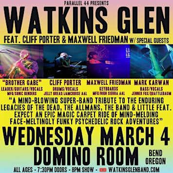 WATKINS GLEN feat. CLIFF PORTER & MAXWELL FRIEDMAN | Midtown Ballroom ...