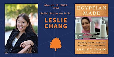 Leslie T. Chang in conversation on Egyptian Made | Solid State Books ...