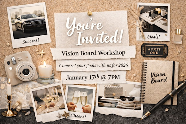 2026 Goal Setting: Vision Board Workshop | Den 1880: Tickets, Dates ...