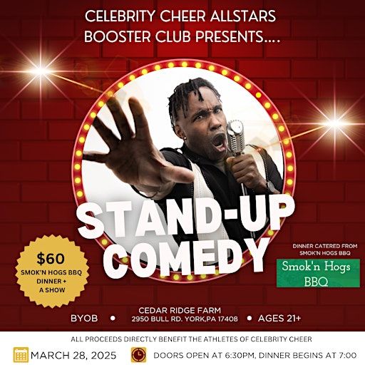 Earl David Reed Comedy Show and Dinner | Cedar Ridge Farm, Bull Road ...