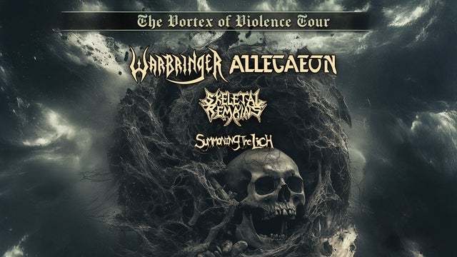 Warbringer + Allegaeon with Skeletal Remains and Summoning the Lich ...