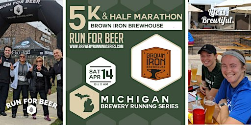 5k Beer Run x Brown Iron | 2024 Michigan Brewery Running Series Tickets ...