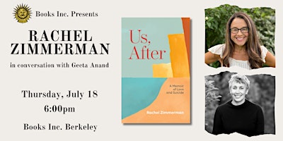 RACHEL ZIMMERMAN at Books Inc. Berkeley | Books Inc.: Tickets, Dates ...
