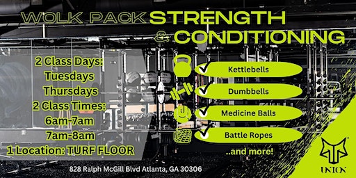 Wolf Pack Strength and Conditioning | The Union Fit Hub: Tickets, Dates ...