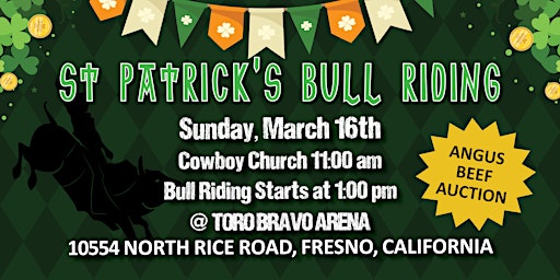 St Patrick's Bull Riding at Toro Bravo Arena | TORO BRAVO ARENA ...