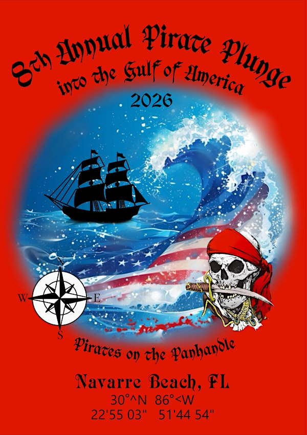 8th Annual Pirate Plunge on Navarre Beach | Andy D's Beachside ...