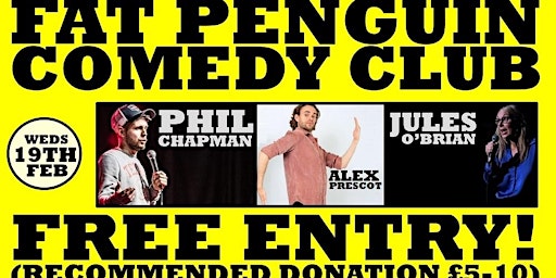 Fat Penguin Comedy Club Presents: PHIL CHAPMAN | The Patrick Kavanagh ...