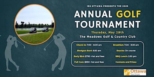 IES Ottawa 2025 Annual Golf Tournament | The Meadows Golf & Country ...
